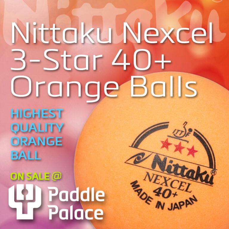 Nittaku Nexcel 3-star 40+ Orange Ball Special - Paddle Palace